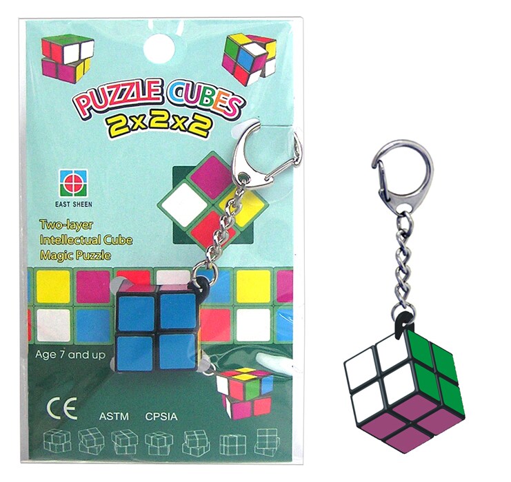 2x2x2 Mini Puzzle Cube With Keyhook | Taiwantrade