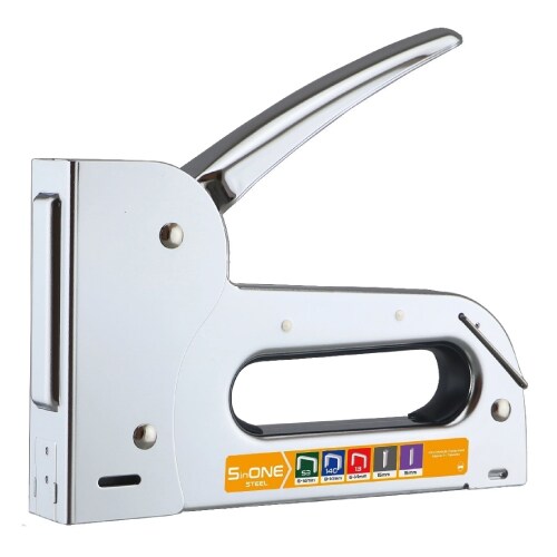 5 IN 1 STAPLE GUN TACKER W/O SWITCH - ALL STEEL HOUSING | Taiwantrade