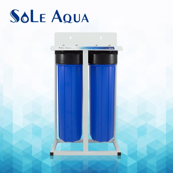 2 stage stand type big blue 20 inch for water filter system | Taiwantrade