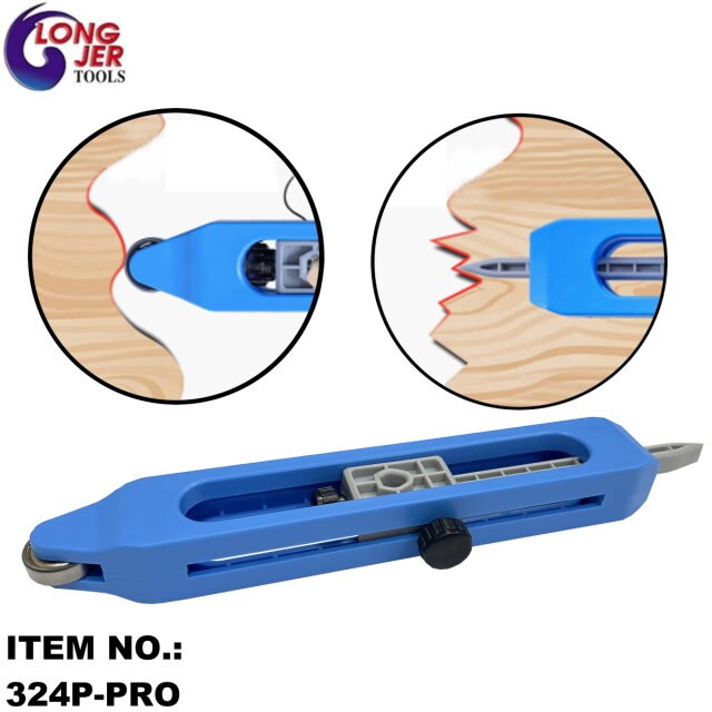 Multi Function Carpenter Contour Gauge Profile Scribing Ruler Tools For Measuring Tools ...