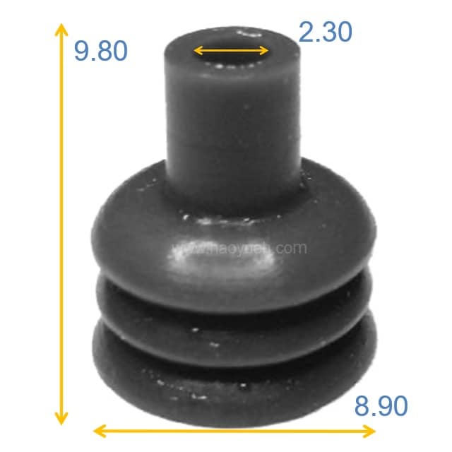 172747-1 (HY1324-B) Wire Seals For Connector, Black,TE/TYCO. | Taiwantrade