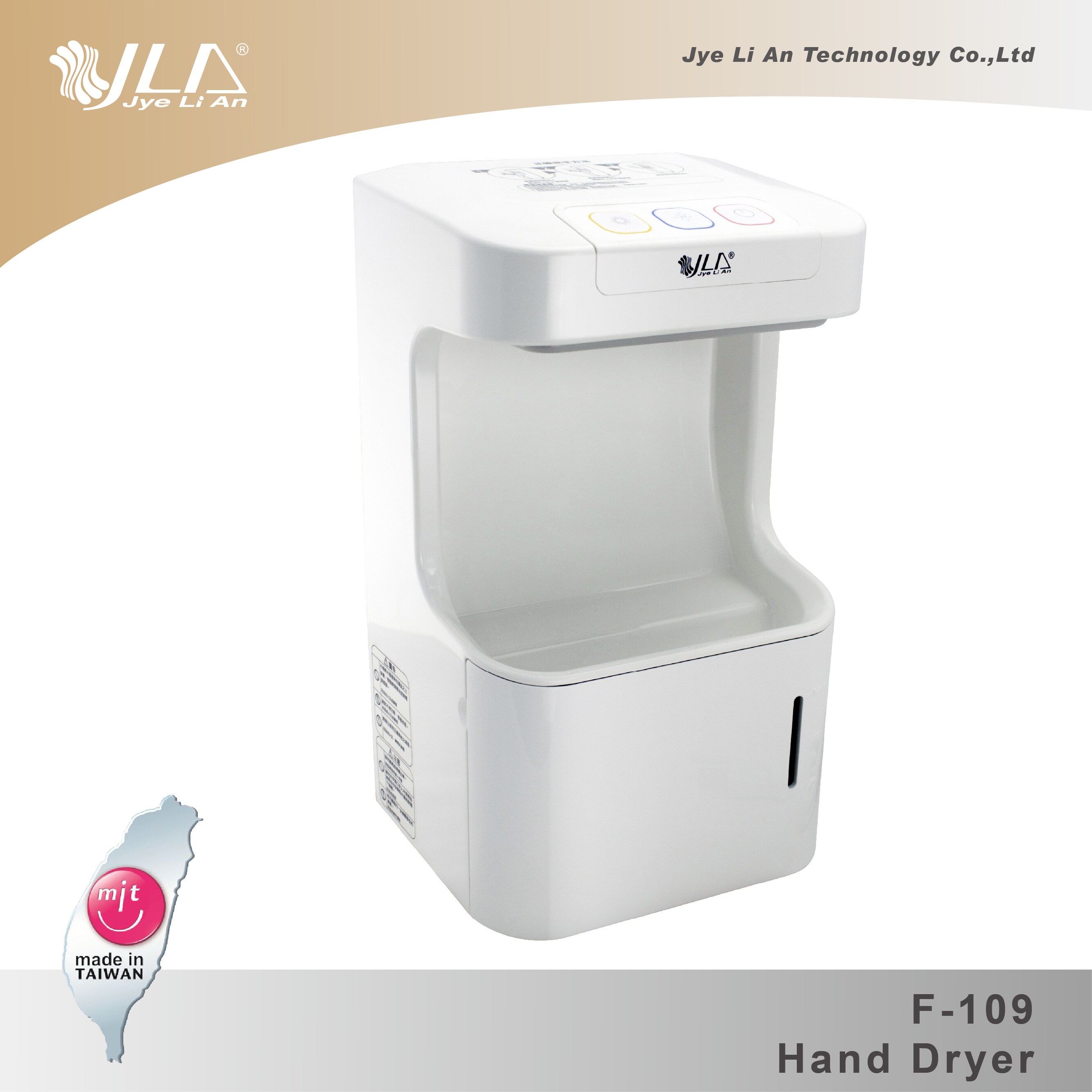 Automatic Hand Dryer with UV Sterilizer Light sensor hand dryer-AC 110V ...