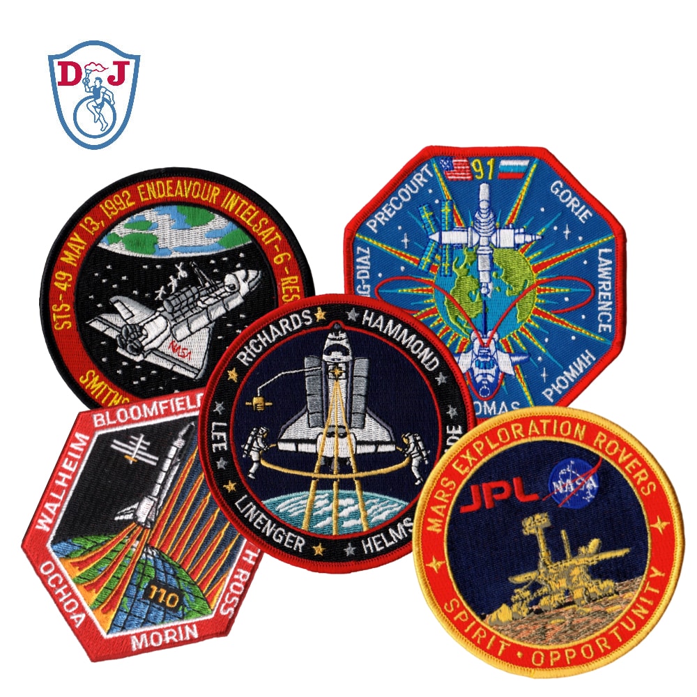 Customized Embroidered AeroSpace Exploration Patches | Taiwantrade