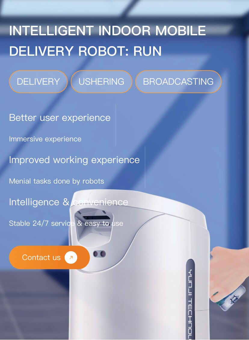 INTELLIGENT INDOOR MOBILE DELIVERY ROBOT: RUN | Taiwantrade