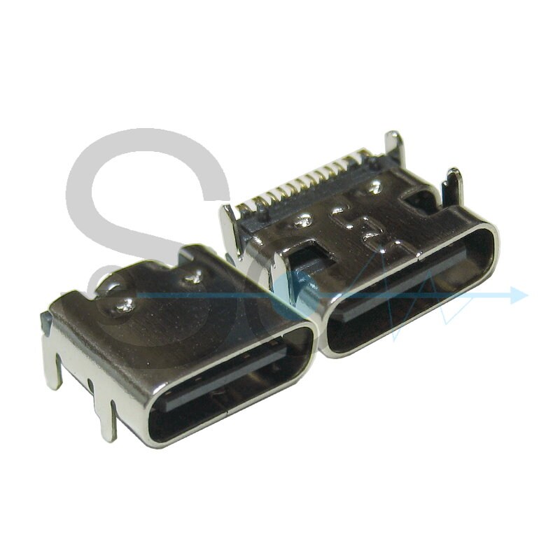 USB Type C 2.0 Female 16 Pin Type Connector for PCB | Taiwantrade