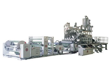 Three Layer T-Die Co-Extrusion Cast Film Line, Plastic Co-Extrusion ...