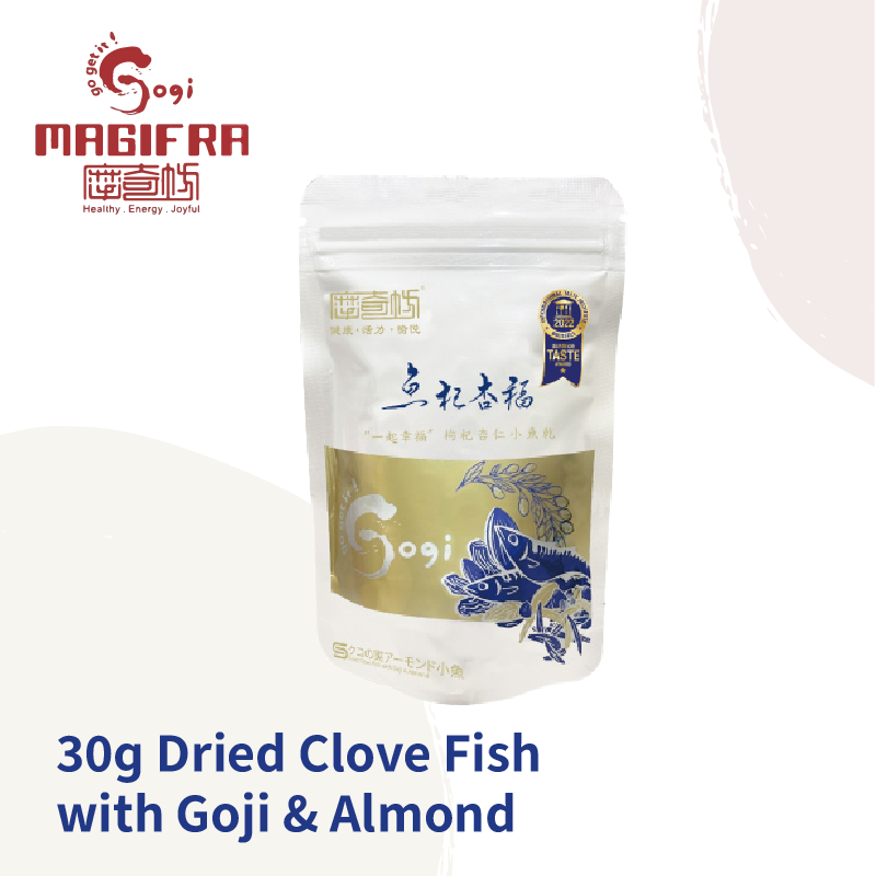 30g Dried Clove Fish with Goji & Almond, Organic & Natural, Low ...