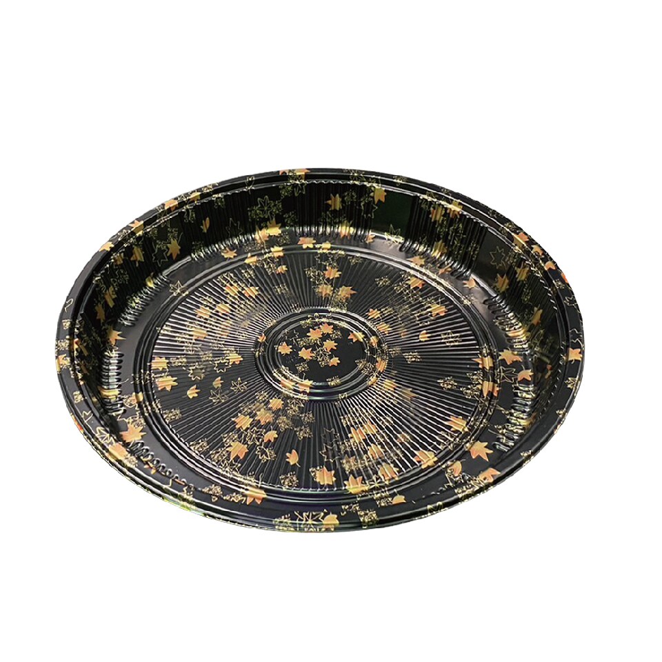 Non-Microwavable PET Round Party Trays _ Patterned | Taiwantrade
