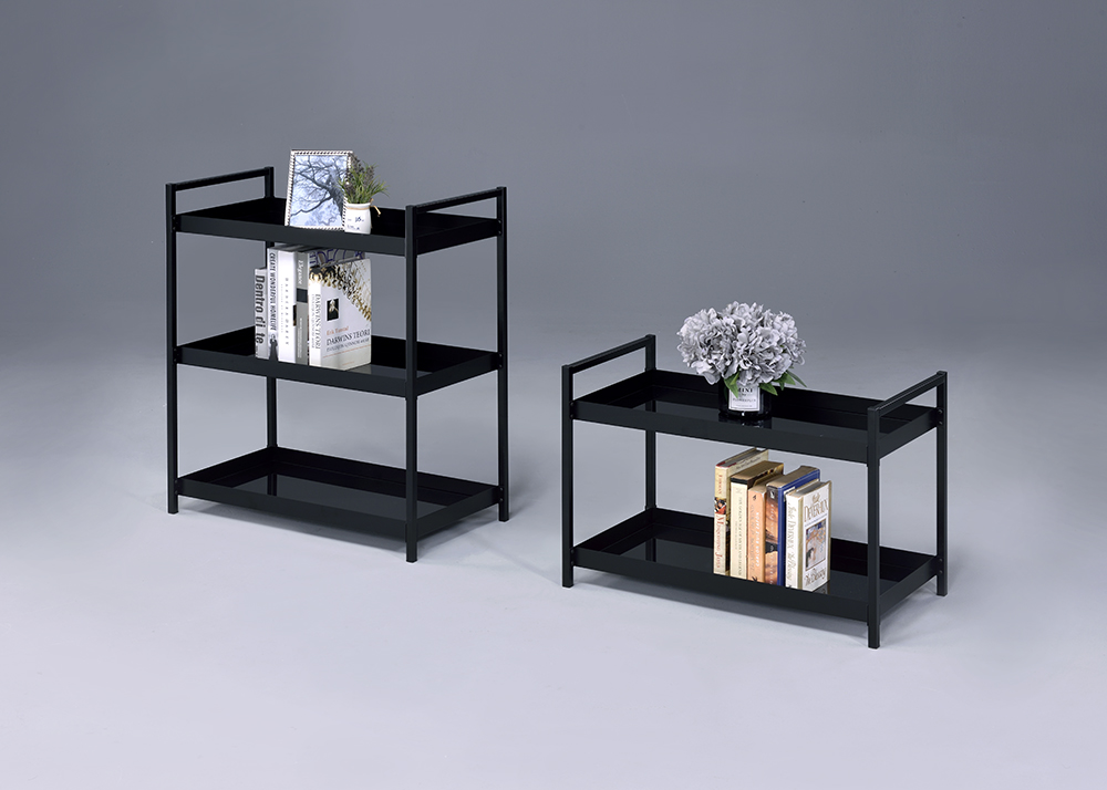 Minimalist Black Metal Open Shelf Unit | Taiwantrade.com