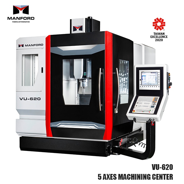 5 AXES MACHINING CENTER, C-shaped movable column, standard worm gear ...