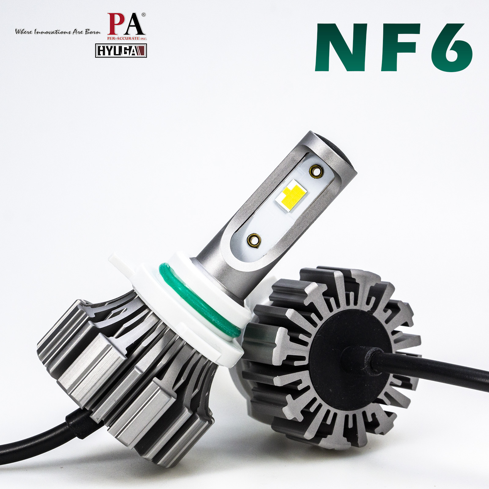 NF6 LED Headlight Fog Light High-Beam fanless design | Taiwantrade