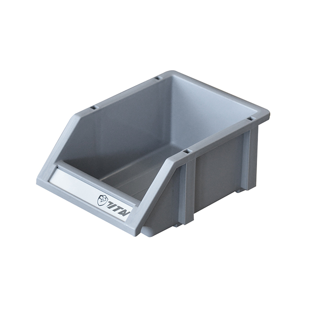 Stackable Parts Plastic Storage Bin With Column And Sorting Paper Card ...