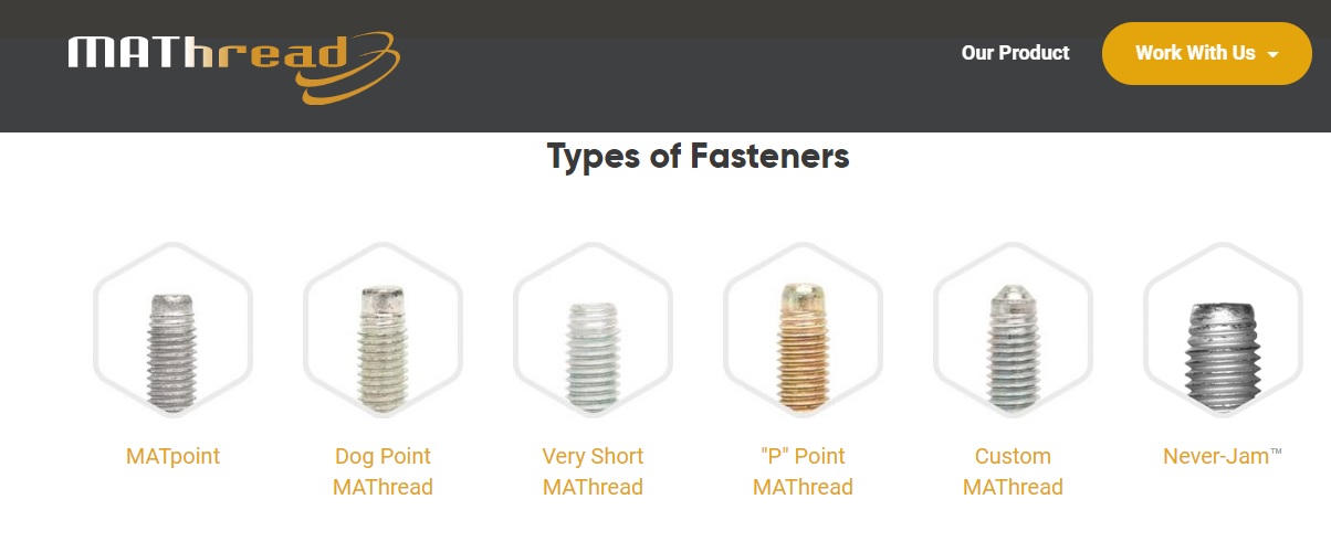 MAThread, 30° Screw, Machine Screw, Tapping Screw, T/T Thread Forming ...