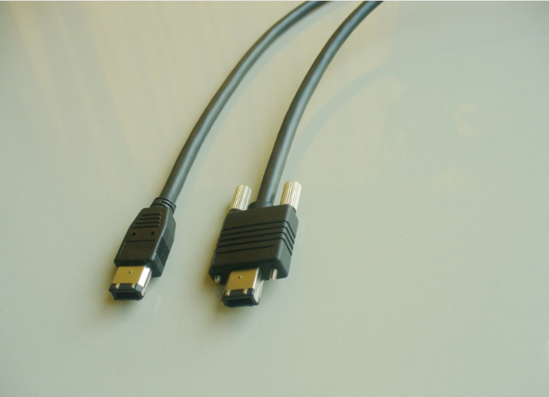 IEEE1394 Firewire camera cable 6pin with screws | Taiwantrade