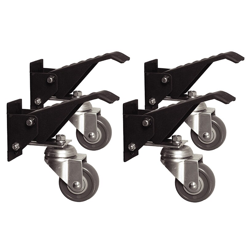 HD Steel Retractable Workbench Caster Kit With Urethane Wheels ...