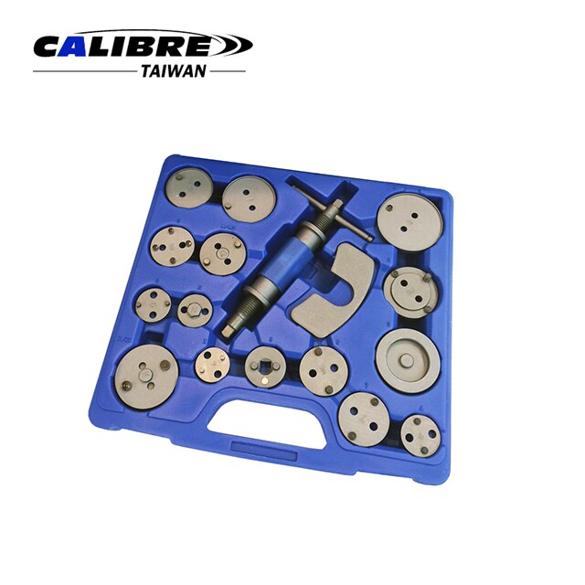 CALIBRE 19pc Car Brake Pad Caliper Piston Rewind Wind Back Tool Set ...