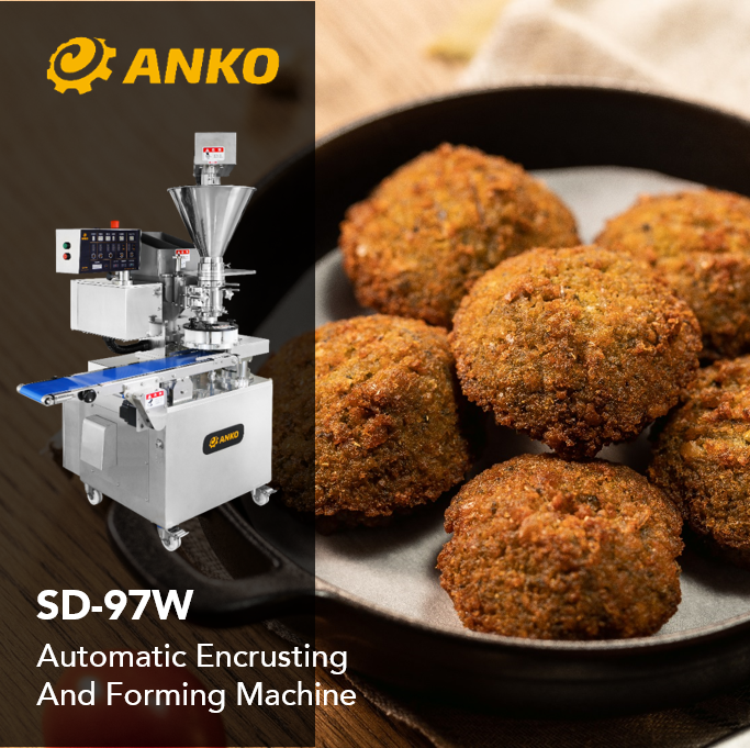 ANKO Factory Scale Commercial Kofta / Meatball Machine (Encrusting and ...