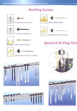 Roofing Screws; Speed & Drilling Test | Taiwantrade.com