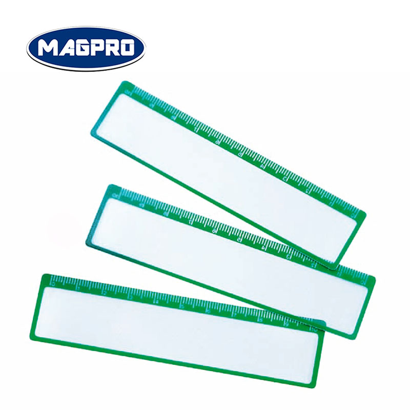 3x Magnifying Ruler Custom Ruler Magnifier Bookmark Stationery ...