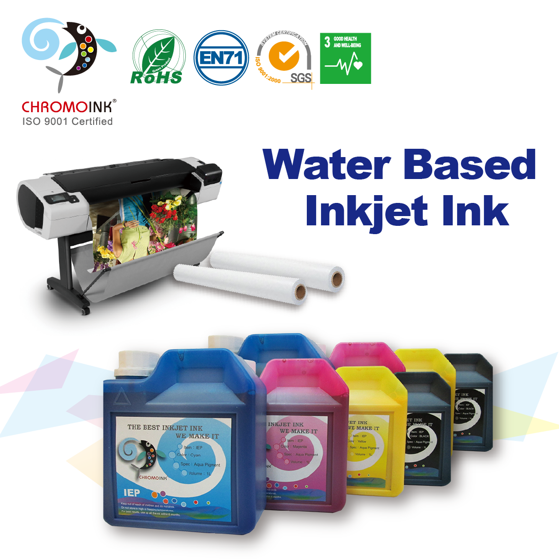 CHROMOINK Aqueous Dye/Pigment Ink | Taiwantrade