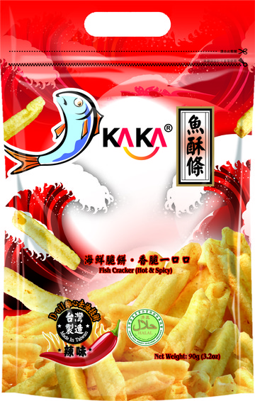 KAKA Fish Cracker (Hot & Spicy) | Taiwantrade.com