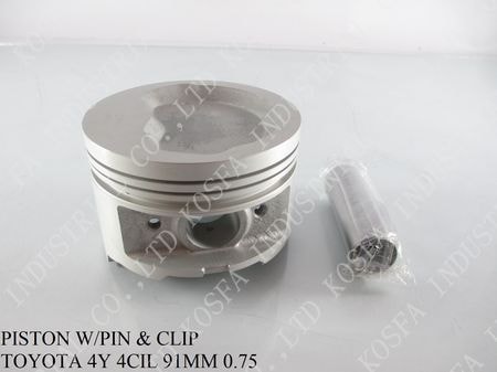 Piston Set 4CIL 91MM 0.75 for TOYOTA 4Y | Taiwantrade