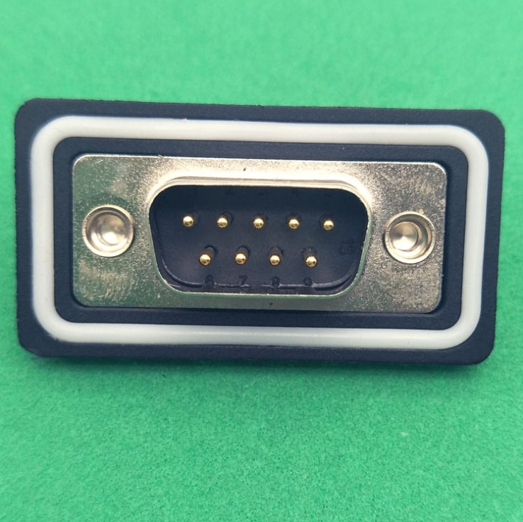 DB9 Male waterproof connector solder type | Taiwantrade.com