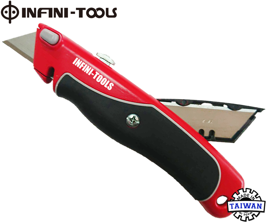 Quick Change Utility Knife with Comfort Grip & Blade Storage | Taiwantrade