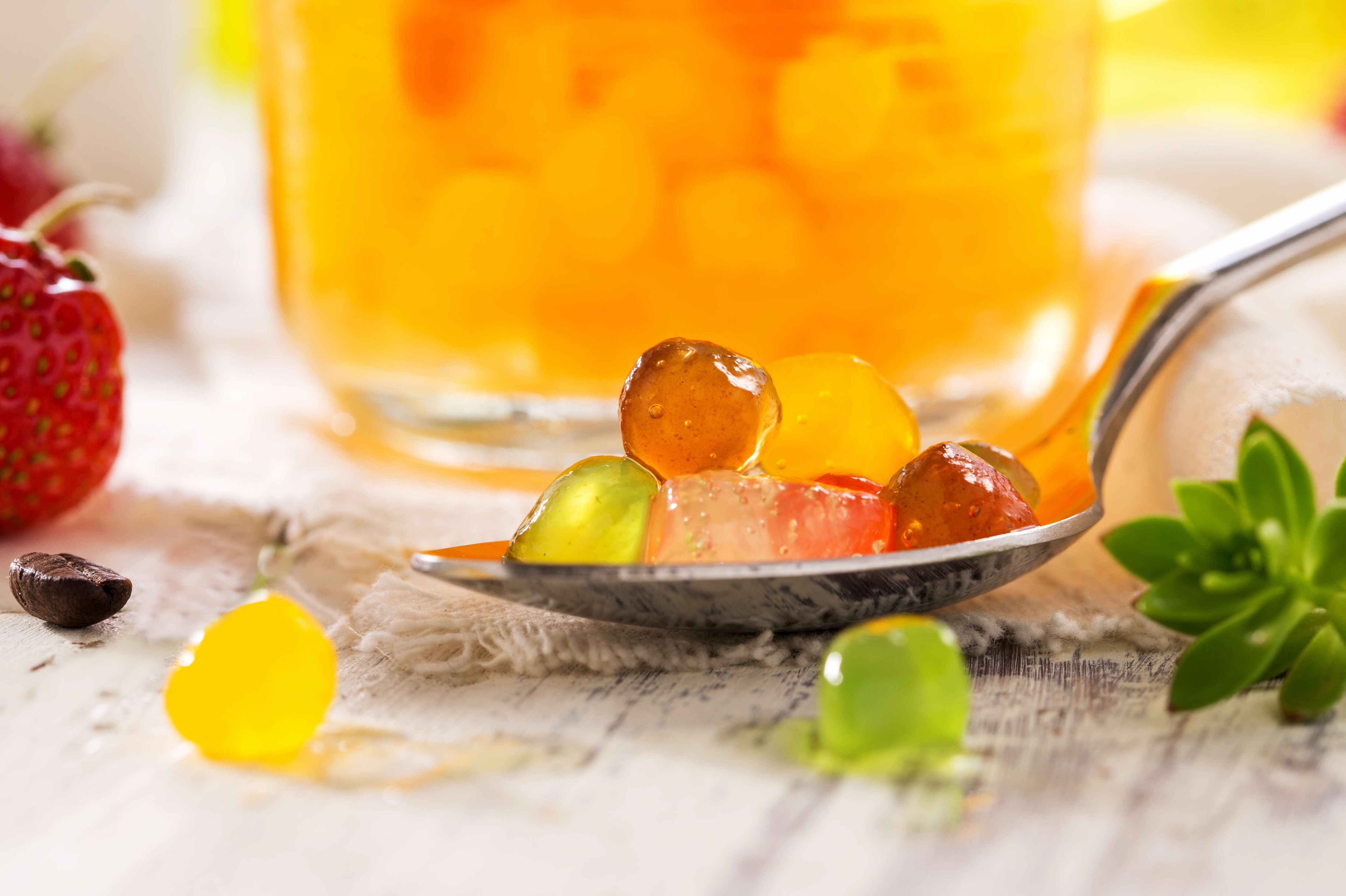 Crystal Konjac Boba, Multiple Flavors Rainbow Pearl | Taiwantrade