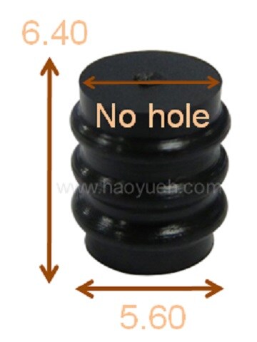 7160-9465 (HY1331) Wire Seals For Connector, Black, Cavity Plug ...