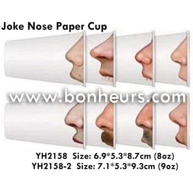 JOKE NOSE PAPER CUP | Taiwantrade