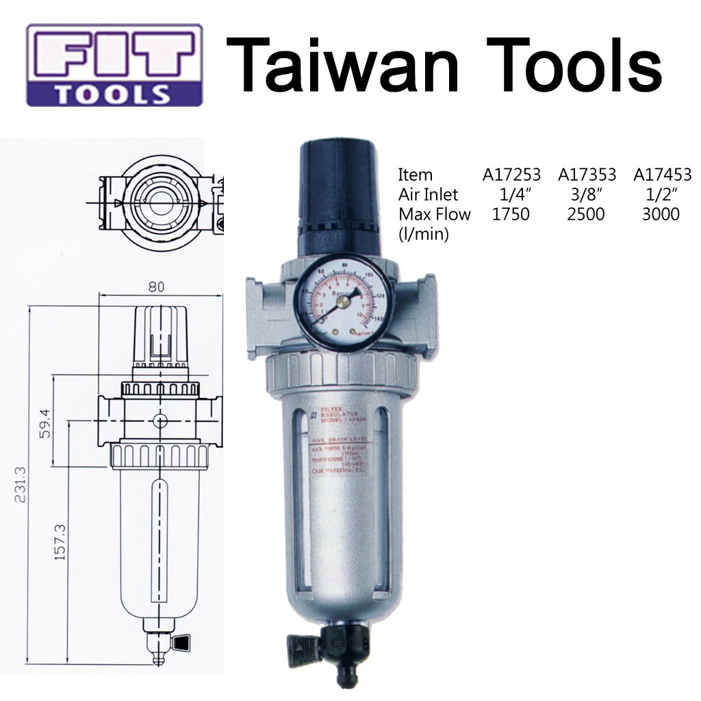 Air control unit Filter Regulator w/Bracket | Taiwantrade.com