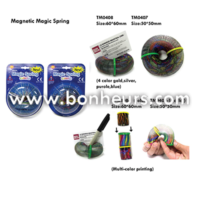 SOLID COLOR METAL MAGIC SPRING | Taiwantrade