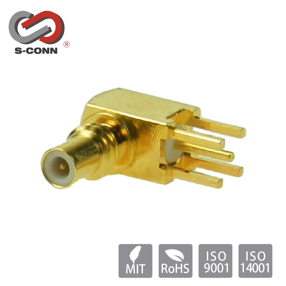 RF/Coaxial connector, SSMC R/A Jack, PCB Type | Taiwantrade.com