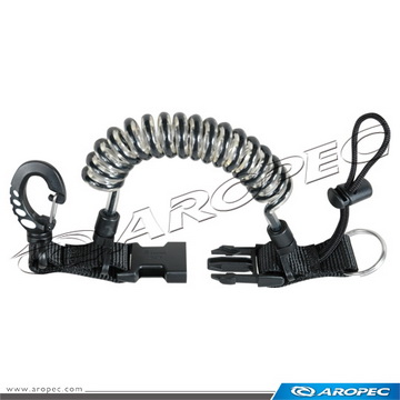 Diving Accessory, Quick release spiral lanyard, spiral lanyard, Dive ...