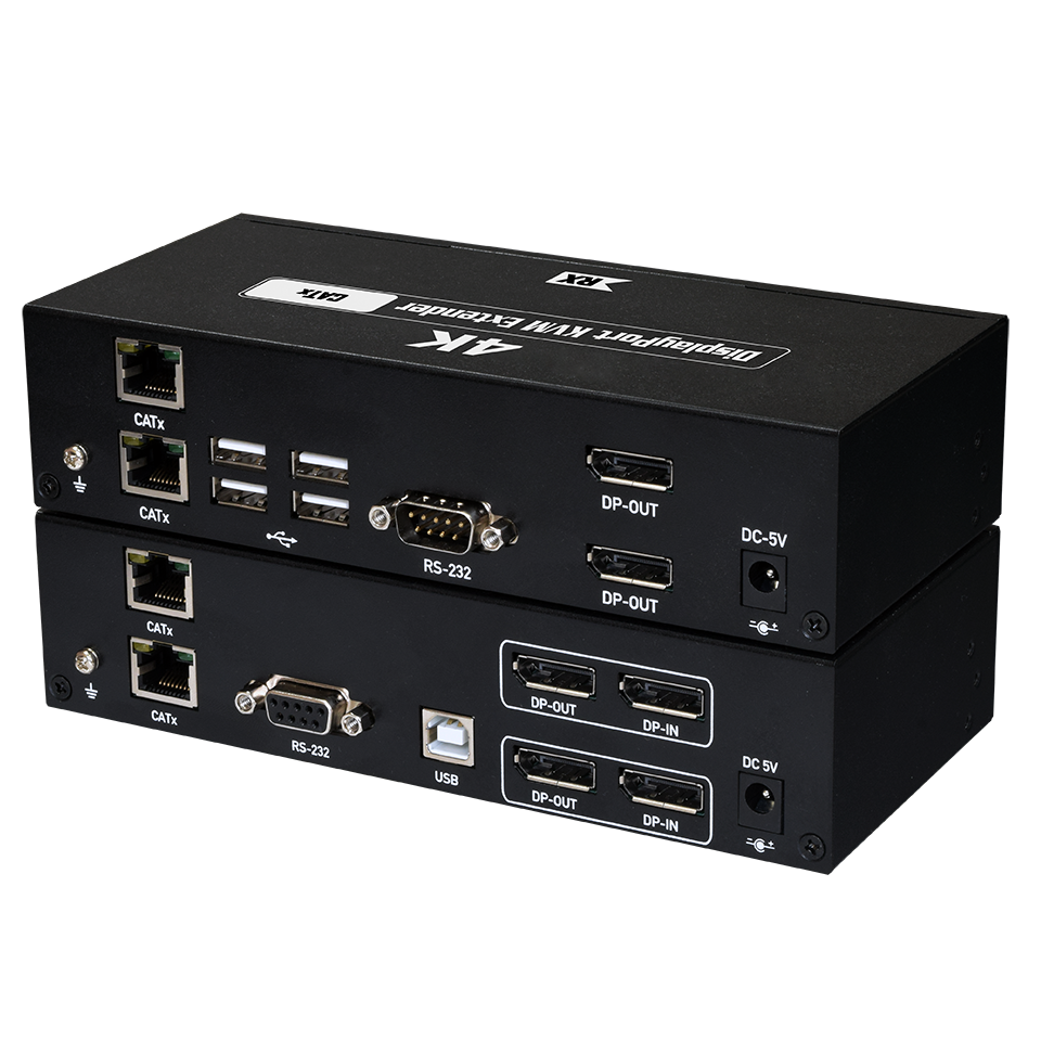 4K DisplayPort Dual-head KVM Extender over SFP Fiber | Taiwantrade