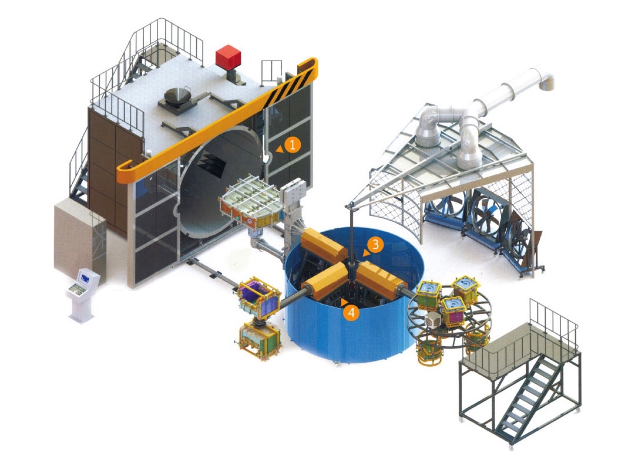 Electric Cabinet Plastic Roto Molding Machine | Taiwantrade