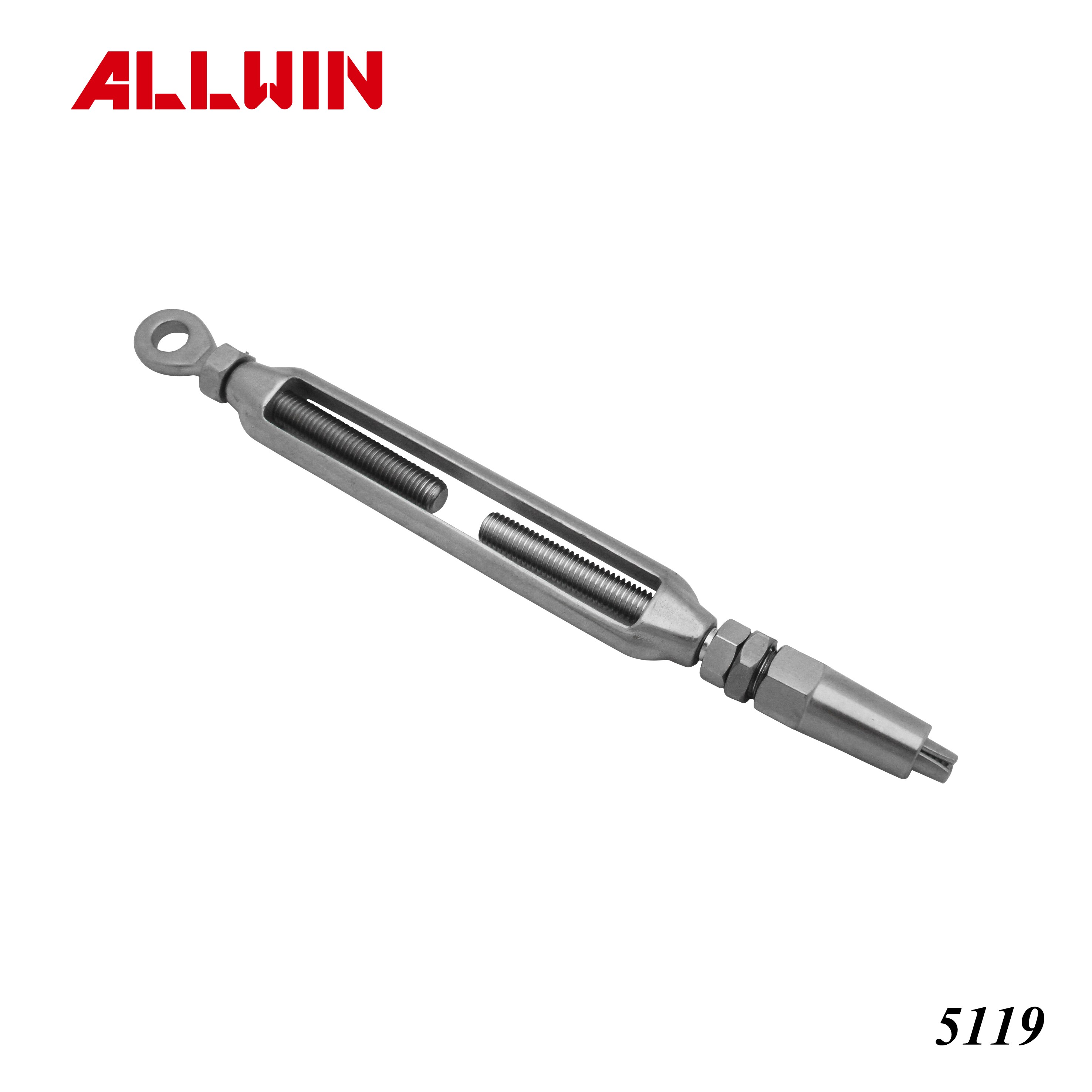 Stainless Steel End Terminal Swageless Turnbuckle Wire Rope Fitting ...