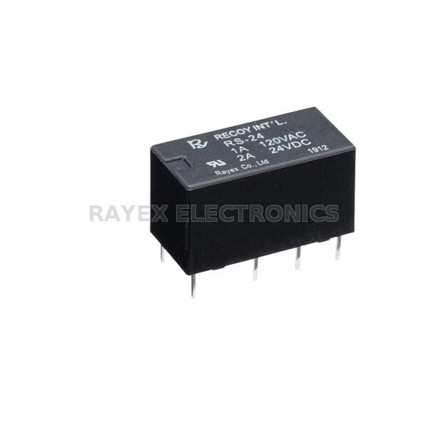 Miniature Relay 4078, Rayex Recoy RS, 2 Poles, 2A | Taiwantrade