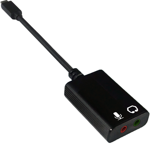 2 in 1 Hi-Res USB/Type-C to 3.5 mm Audio Jack&Mic Adapter Support ...