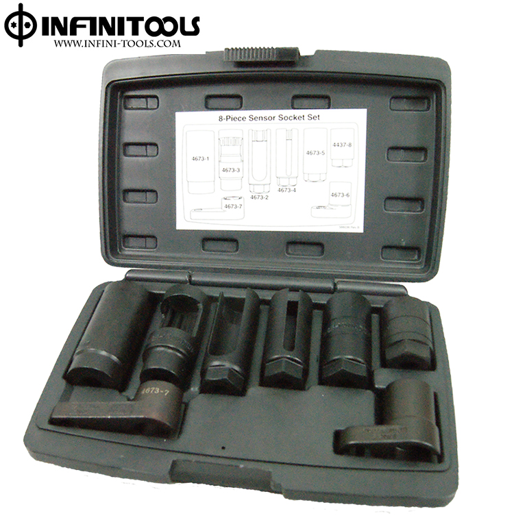Oxygen Sensor Socket Set,8-piece | Taiwantrade