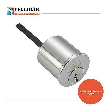 Interchangeable Core Rim Cylinder for Panic Bar | SECUTOR CORPORATION