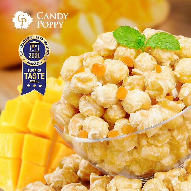 Candy Poppy Coated Popcorn -Mango Flavor 60g | Taiwantrade
