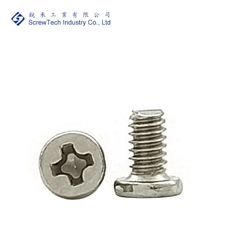【ScrewTech】I Head, Phillips, M2x3.5, Machine Screw, Nickel Plated ...