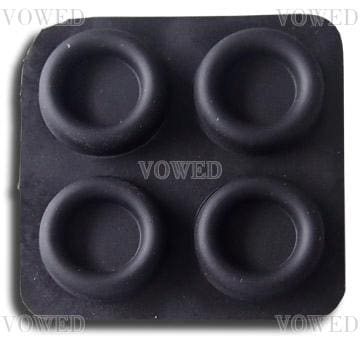 " Silicone Rubber pad with double side tape Type B by a rubber pad ...