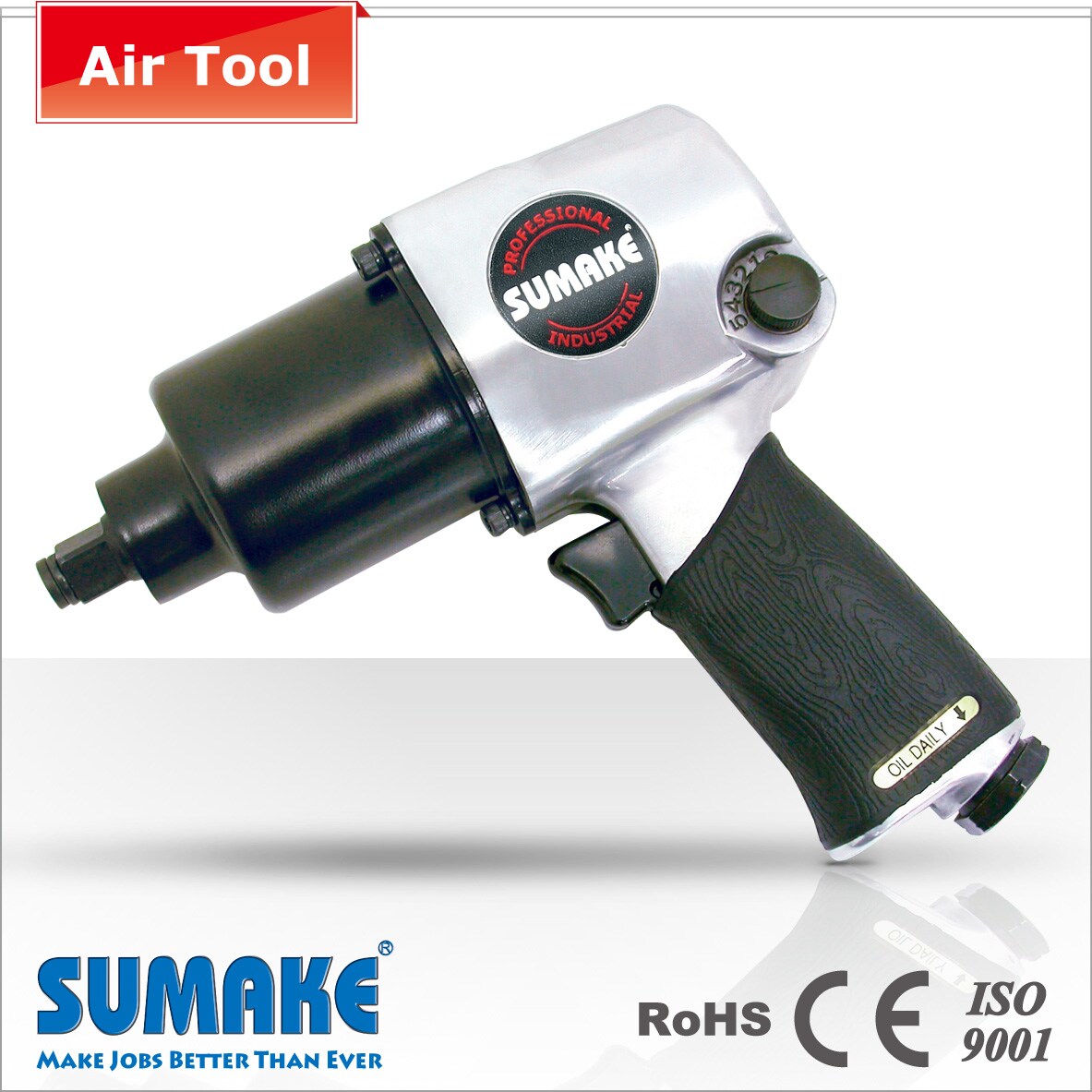 1/2" Twin Hammer Air Impact Wrench | Taiwantrade.com