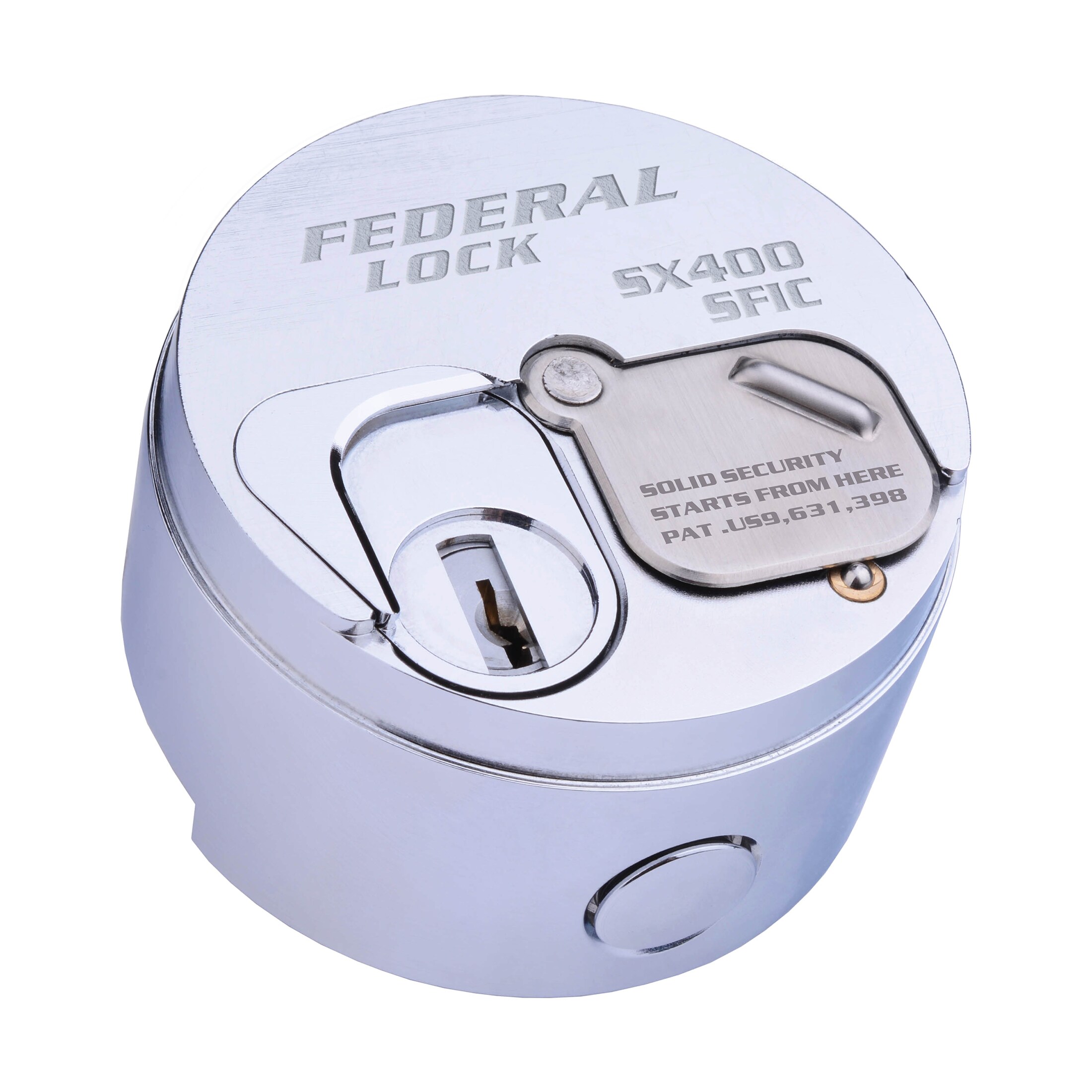 Shackleless Solid Steel Padlock SX400-SFIC | Taiwantrade