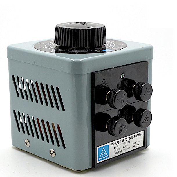 Variable Voltage Transformer (Variac Slidac) Input 1 Phase 220V, Output ...