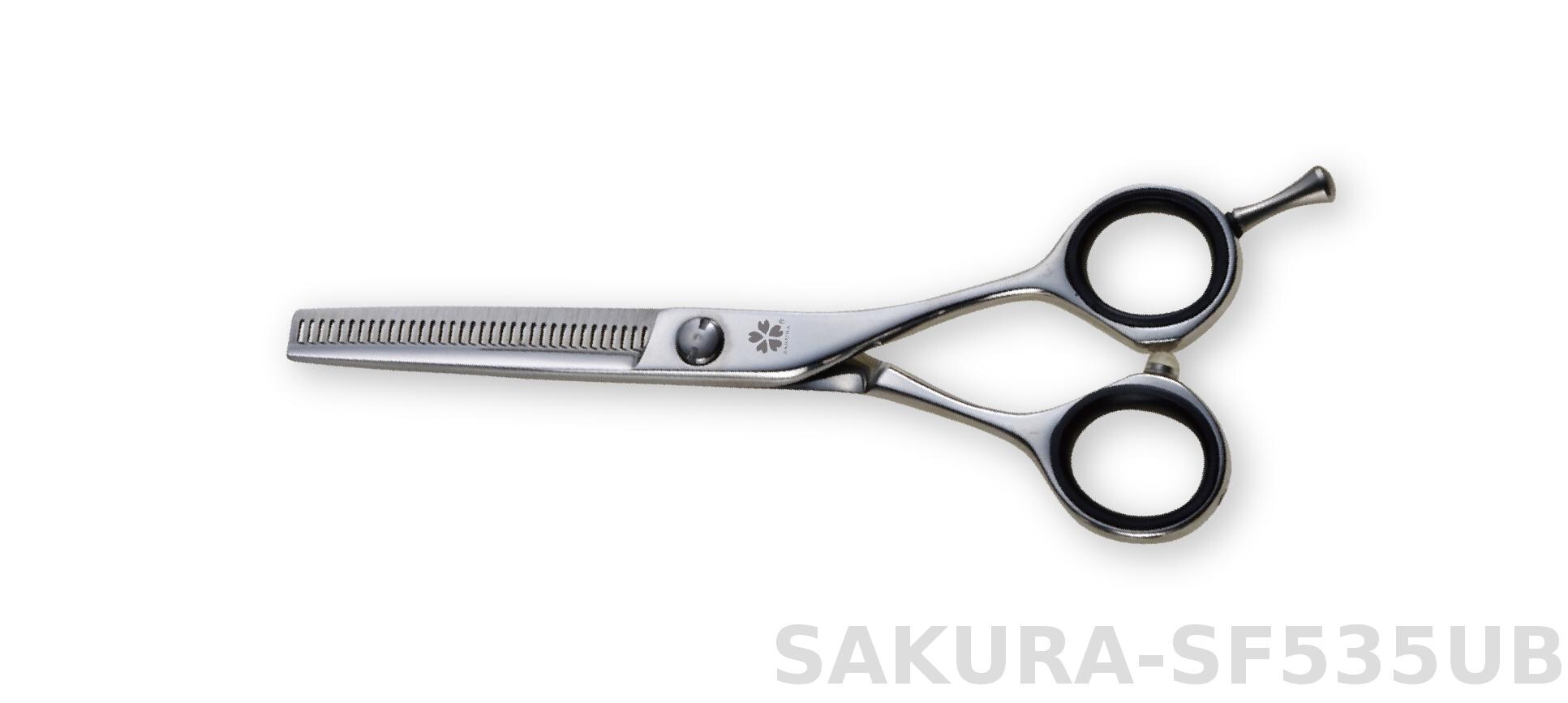 SAKURA Scissors: SF535UB- Professional hair thinning shears for ...
