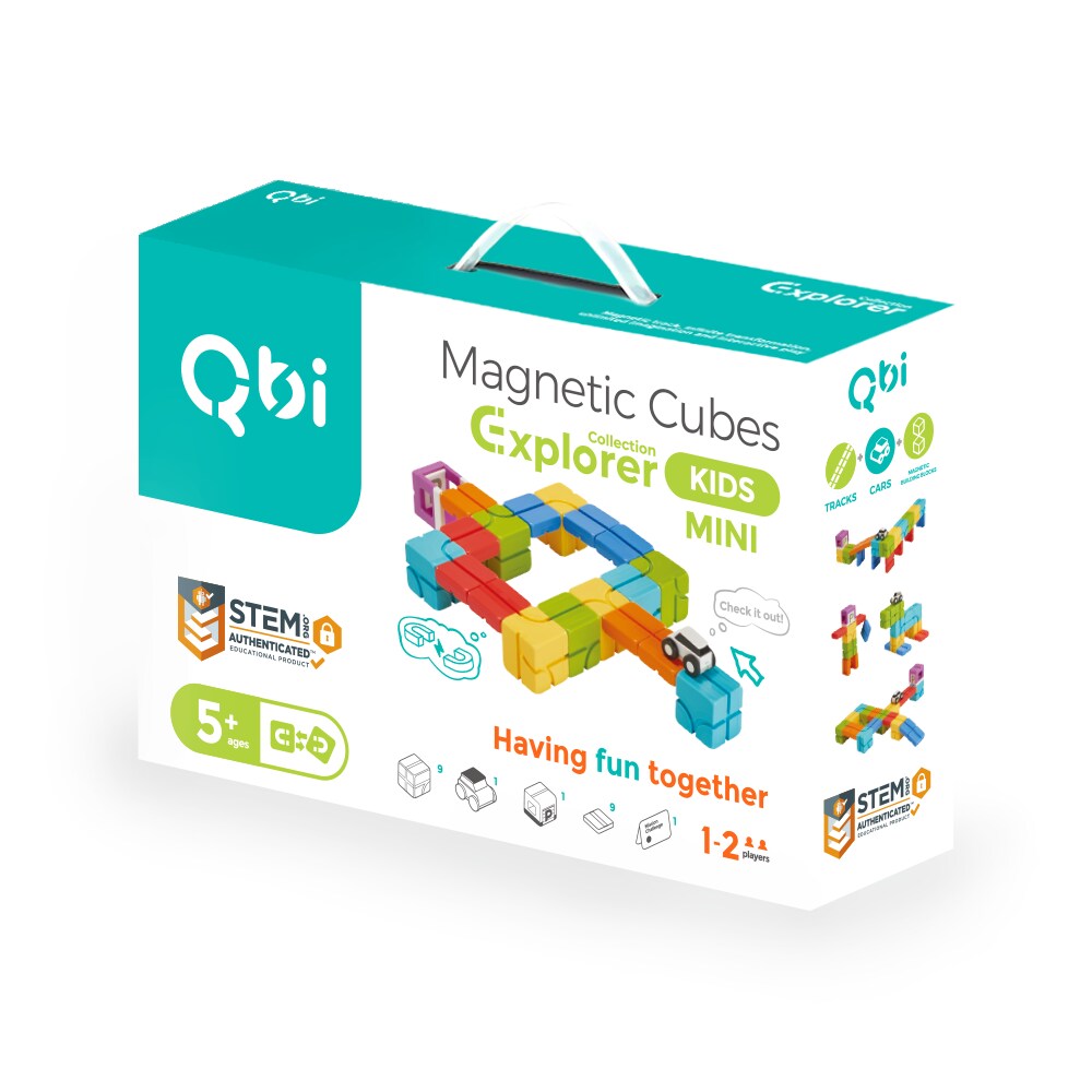 Qbi Magnetic Cubes Explorer - Kids' Mini Pack | Taiwantrade.com